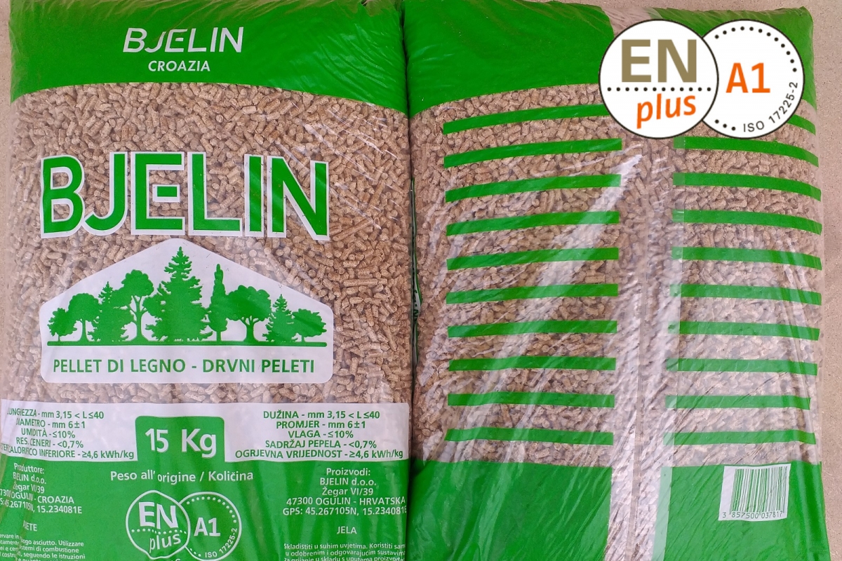 PELETI A1 JELA 1050 KG PALETA (pak 15 kg) | Drvona | Webshop